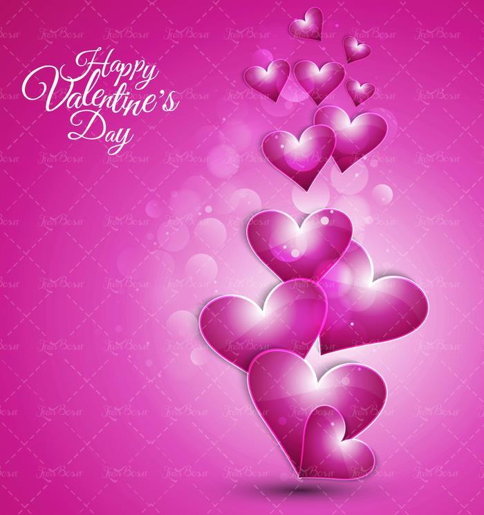 وکتور بک گراند قلبی وکتور قلب وکتور بک گراند صورتی - ایران طرح