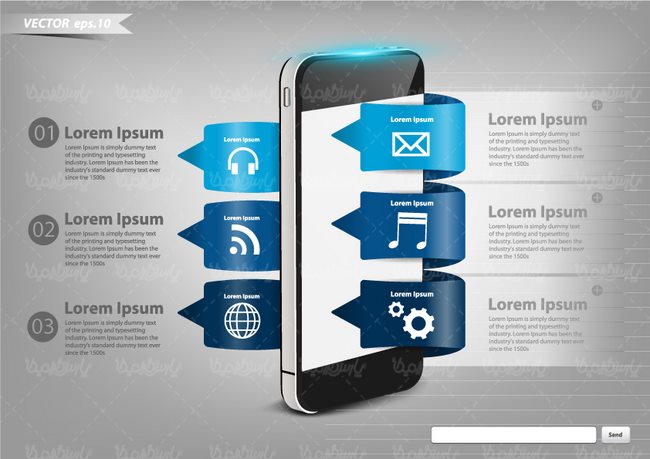 وکتور اینترنت موبایل وکتور گوشی هوشمند وکتور تلفن همراه4 ایران طرح