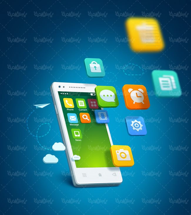 وکتور موبایل وکتور گوشی هوشمند وکتور تلفن همراه11 ایران طرح