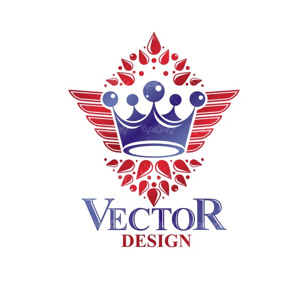 وکتور لوگو تاج - ایران طرح